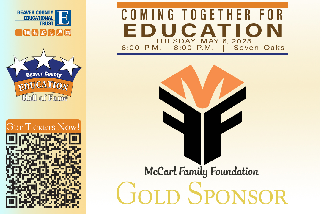 CTE – Hall of Fame – Gold – McCarl Family Foundation – Beaver County Educational Trust
