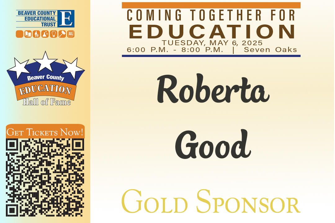 CTE – Hall of Fame – Gold Sponsor – Roberta Good – Beaver County ...